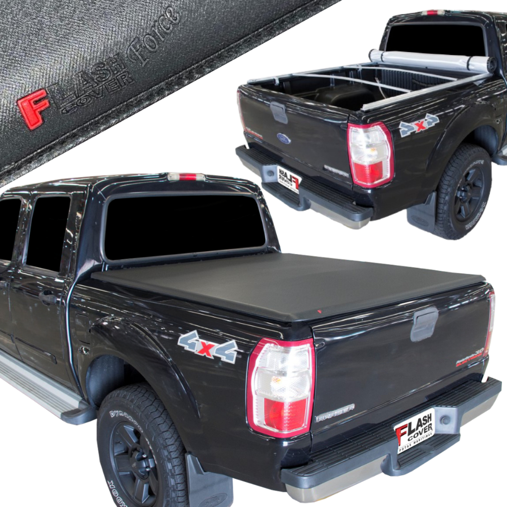 CAPOTA MARITIMA FLASH COVER RANGER XL XLT XLS CABINE DUPLA 2006 2007 2008 2009 2010 2011 TREK ...