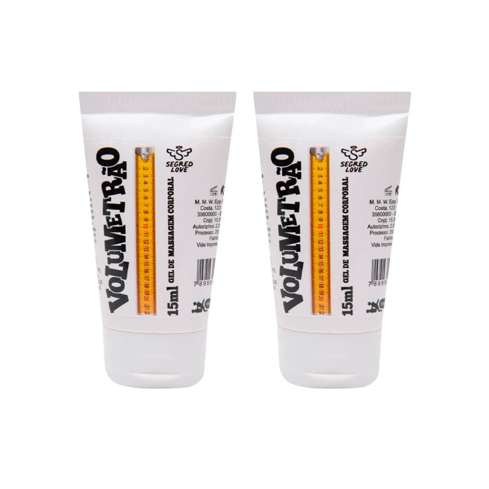 Kit 2 Volumetrao Sensacao De Aumento Do Penis Atrasa Ejaculacao ...