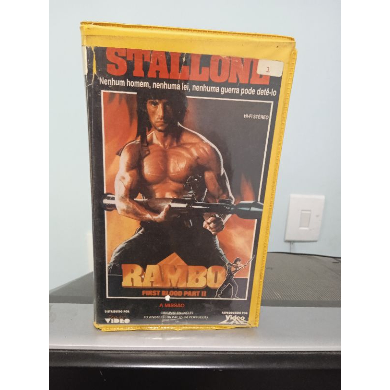 Rambo 2 Vhs original | Shopee Brasil