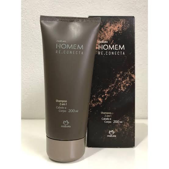 Shampoo 2 em 1 Homem Natura reconecta 200ml Cabelo e corpo | Shopee Brasil