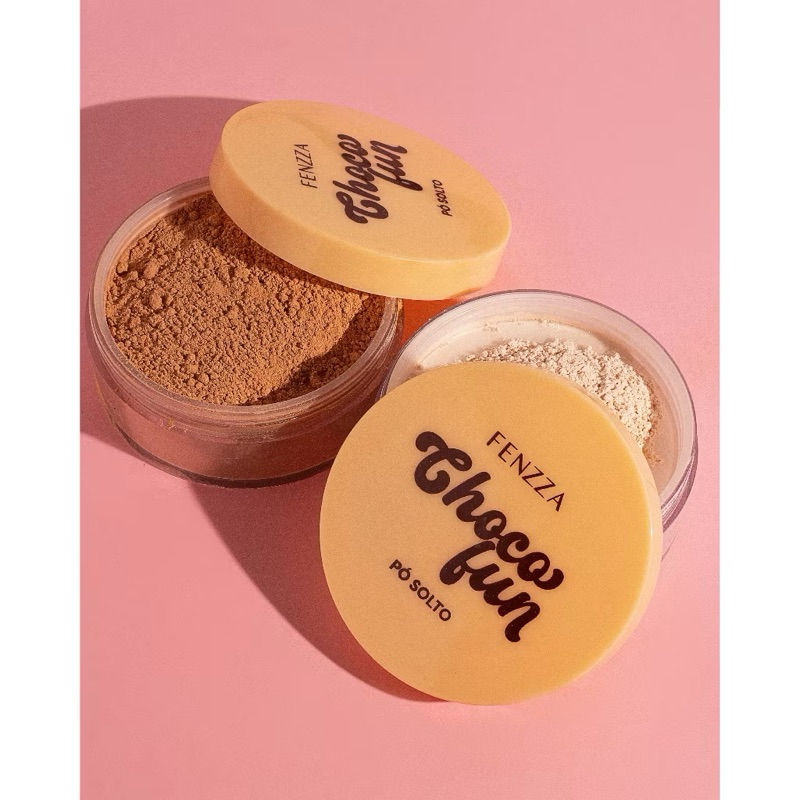 PÓ SOLTO CHOCO FUN - CHOCOLATE e TRANSLÚCIDO | Shopee Brasil