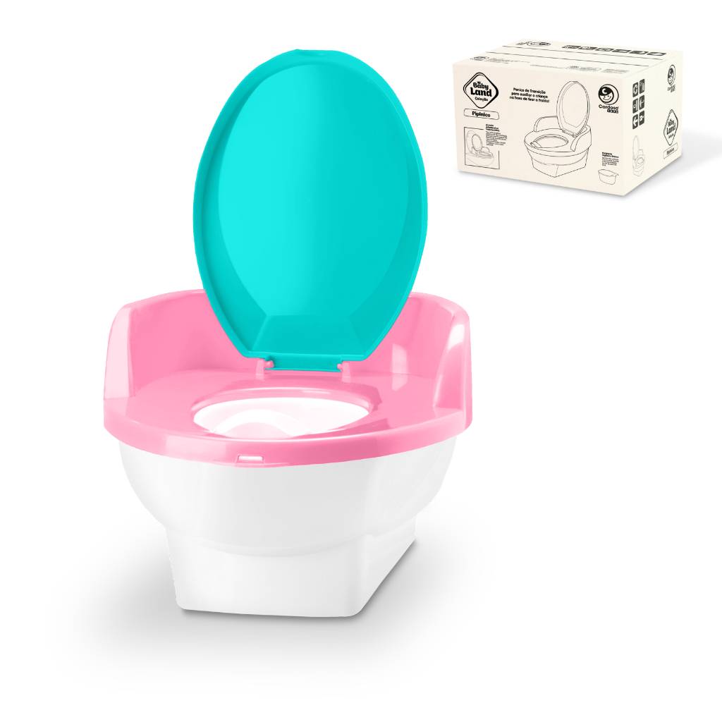 Pinico Trono Desfralde Infantil Baby Land Pipinico ROSA - Cardoso Toys ...