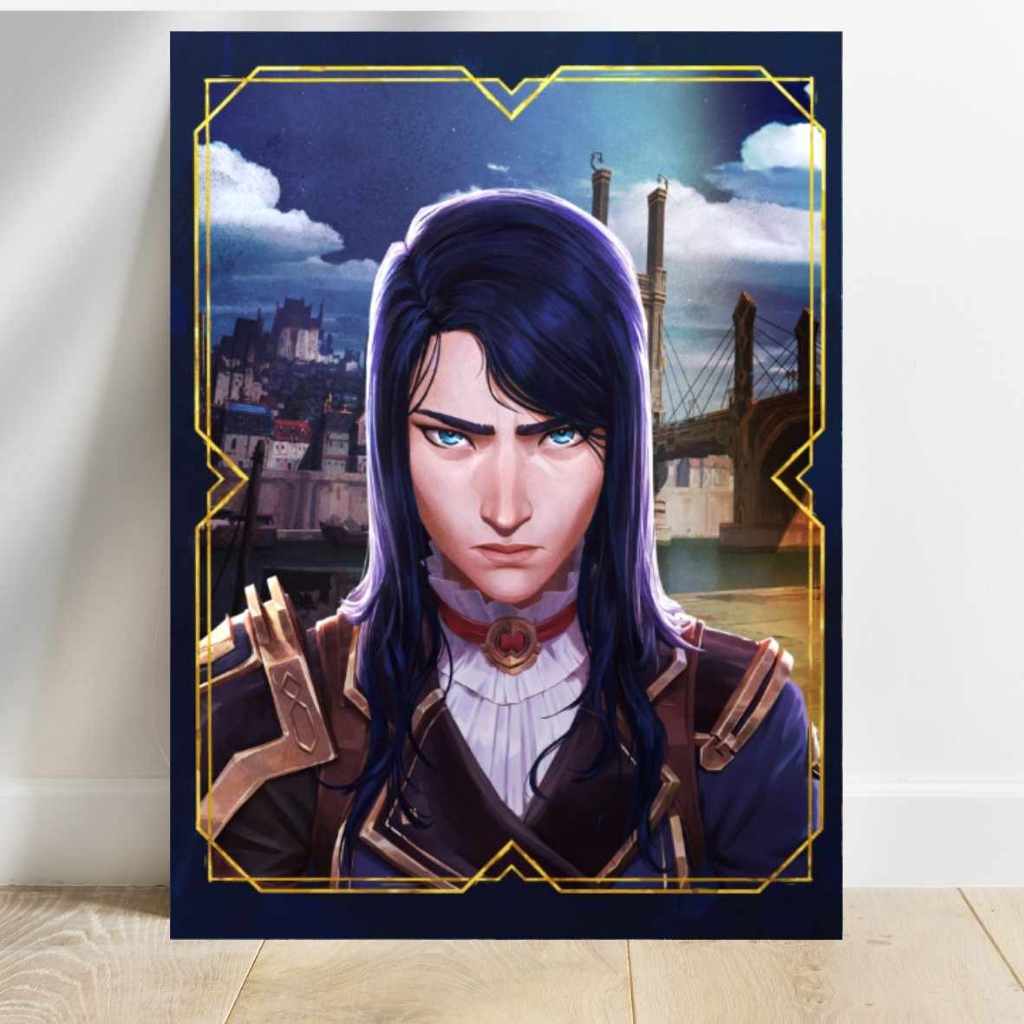 Quadro alta qualidade em MDF arcane league of legends cat | Shopee Brasil