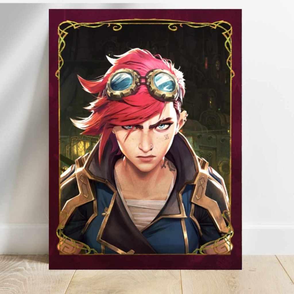 Quadro alta qualidade em MDF arcane league of legends vi | Shopee Brasil