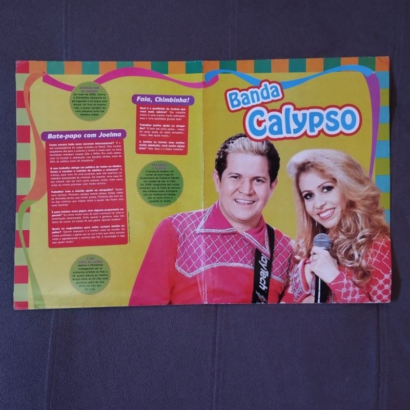 Revista Pôster Banda Calypso + Limão com Mel | Shopee Brasil