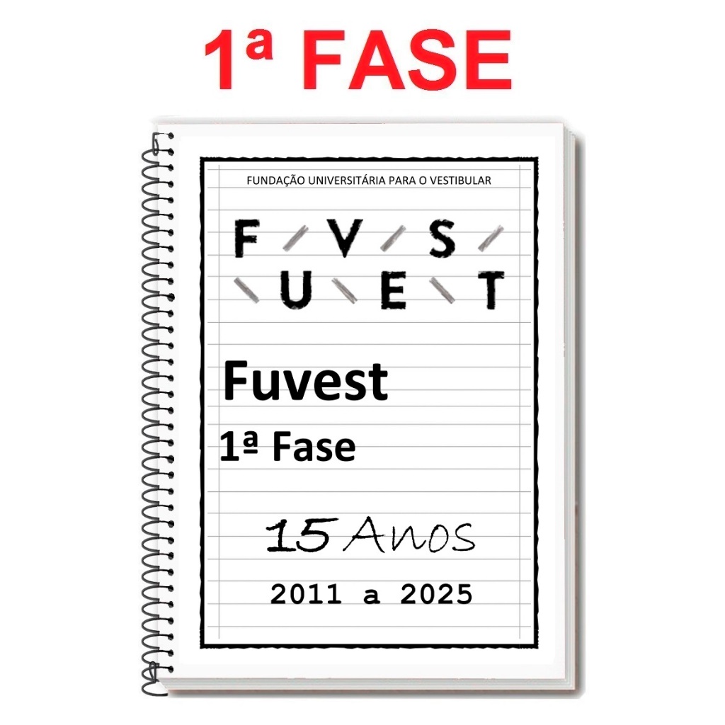FUVEST - 1ª FASE 2025/2026 - Caderno de Provas + Gabarito | Shopee Brasil
