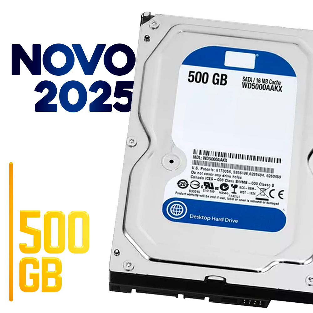 Hd Wd Blue 500gb Modelo Wd5000aakx 7200rpm | Shopee Brasil