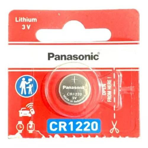 Bateria Cr1220 Pilha Moeda Botão 3v Original Panasonic | Shopee Brasil