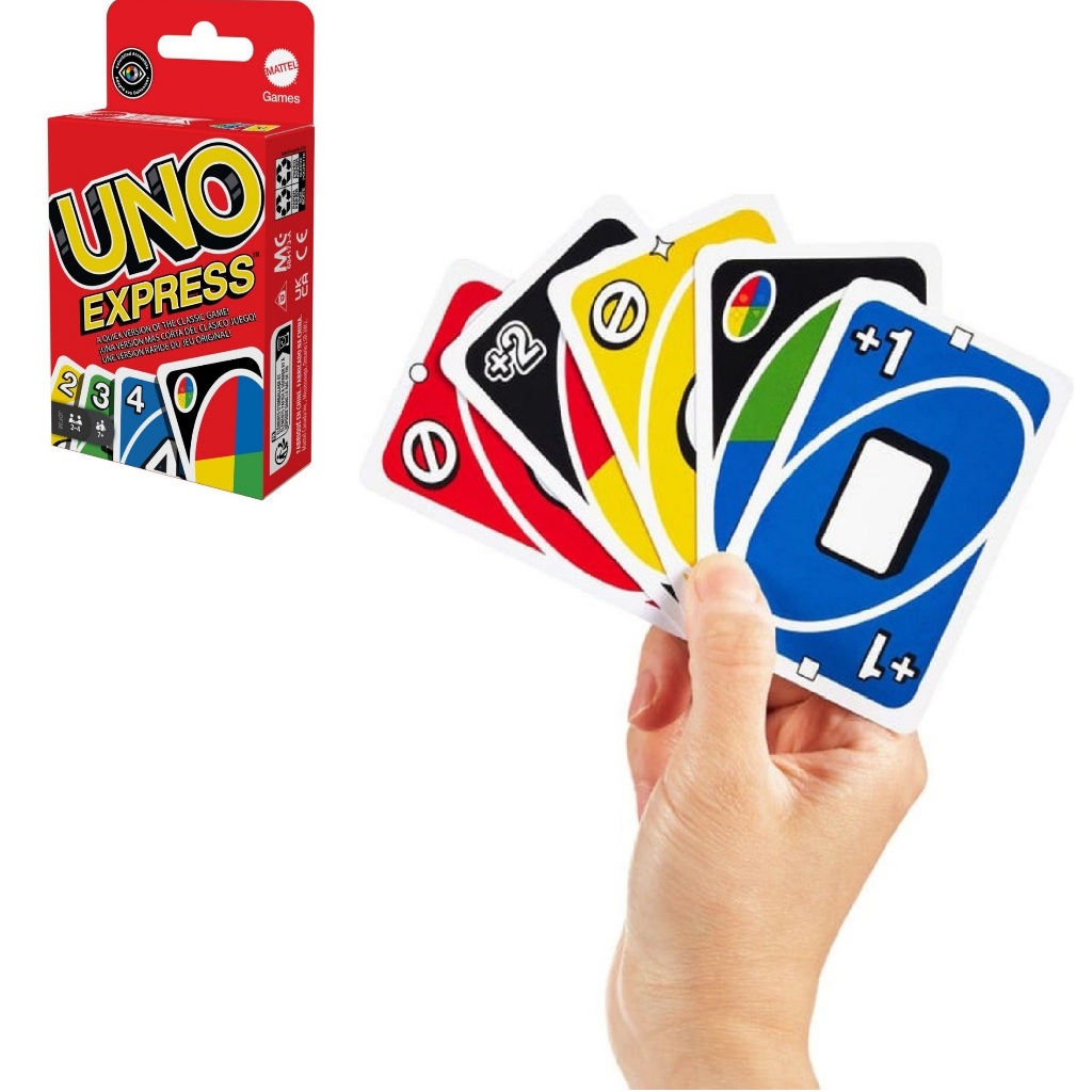 Jogo de Cartas UNO Express (original) Mattel | Shopee Brasil