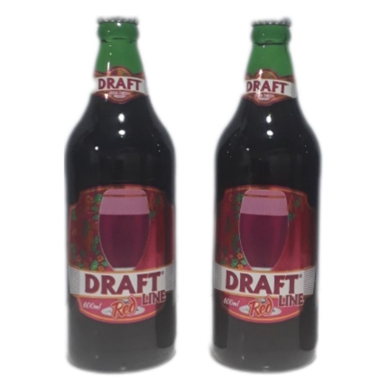 CHOPP DE VINHO DRAFT RED LINE GARRAFA VIDRO 600ML KIT COM 2 GARRAFAS ...