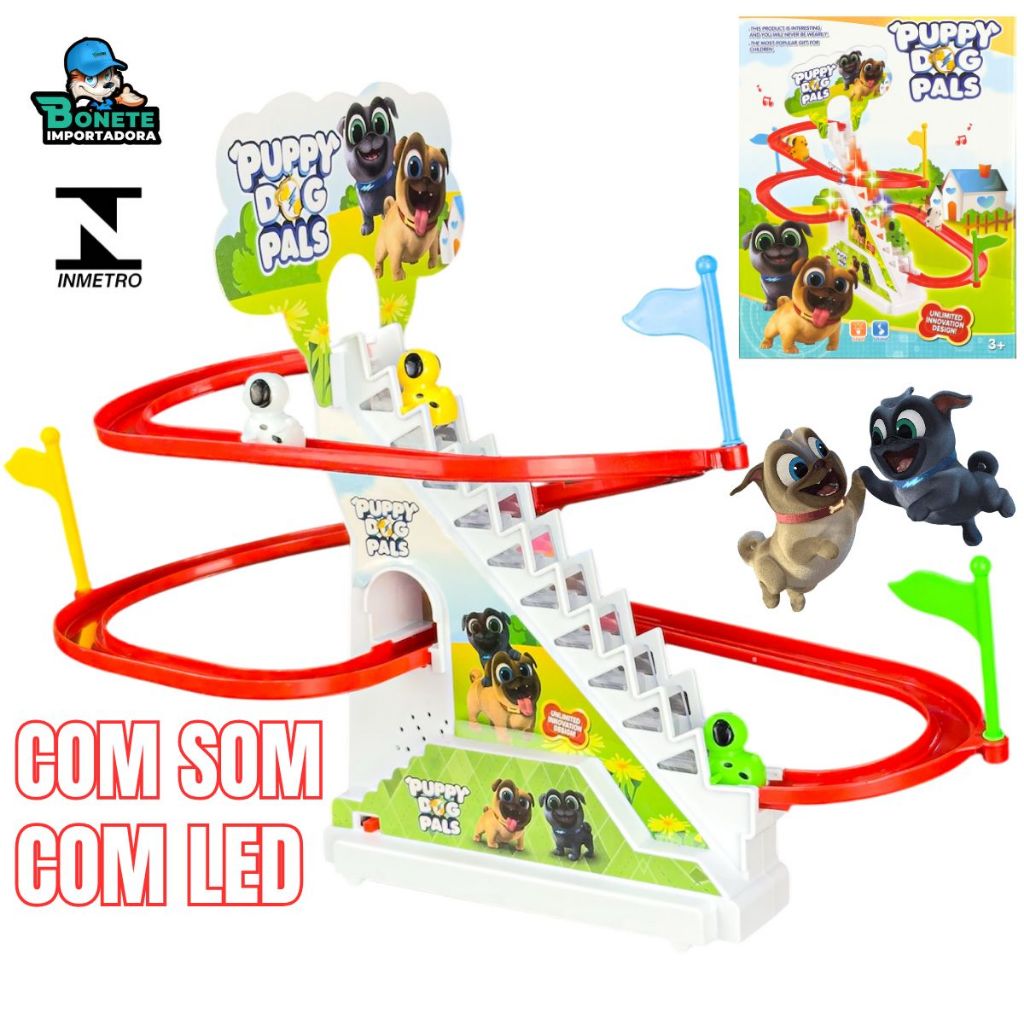 Pista Cachorrinho Puppy Dog Pals com 3 Filhotes – Luzes, Sons e ...
