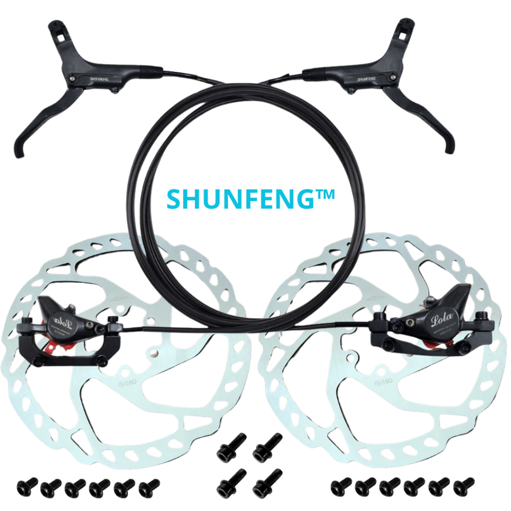 Freio Hidráulico SHUNFENG LOLA COMPLETO Na Caixa | Shopee Brasil