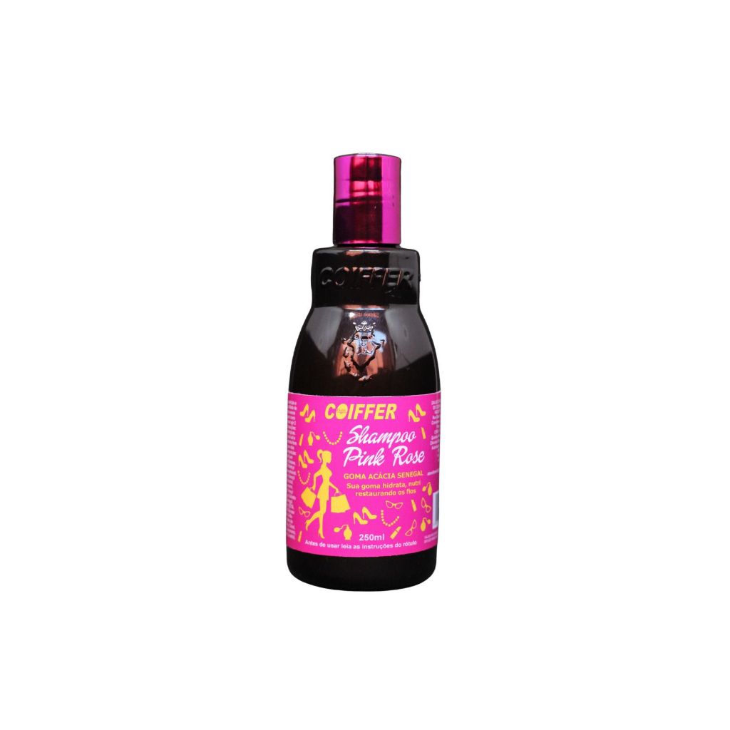 Shampoo Pink Rose Coiffer (250ml) | Shopee Brasil