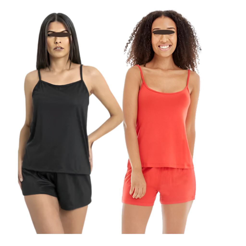 2 Pijamas Feminino Baby doll Estiloso | Shopee Brasil