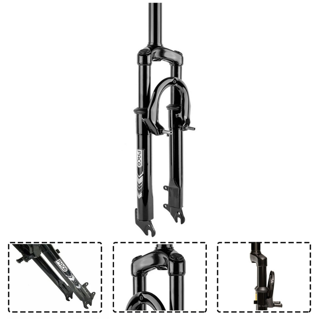 Garfo Amortecedor Suspensão para bicicleta aro 26 V-brake E Disco Standard Bike Mtb | Shopee Brasil