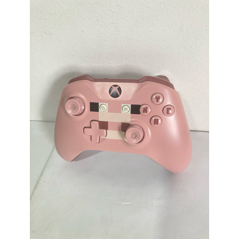 Controle de Xbox one S minecraft pig rosa manete joystick | Shopee Brasil