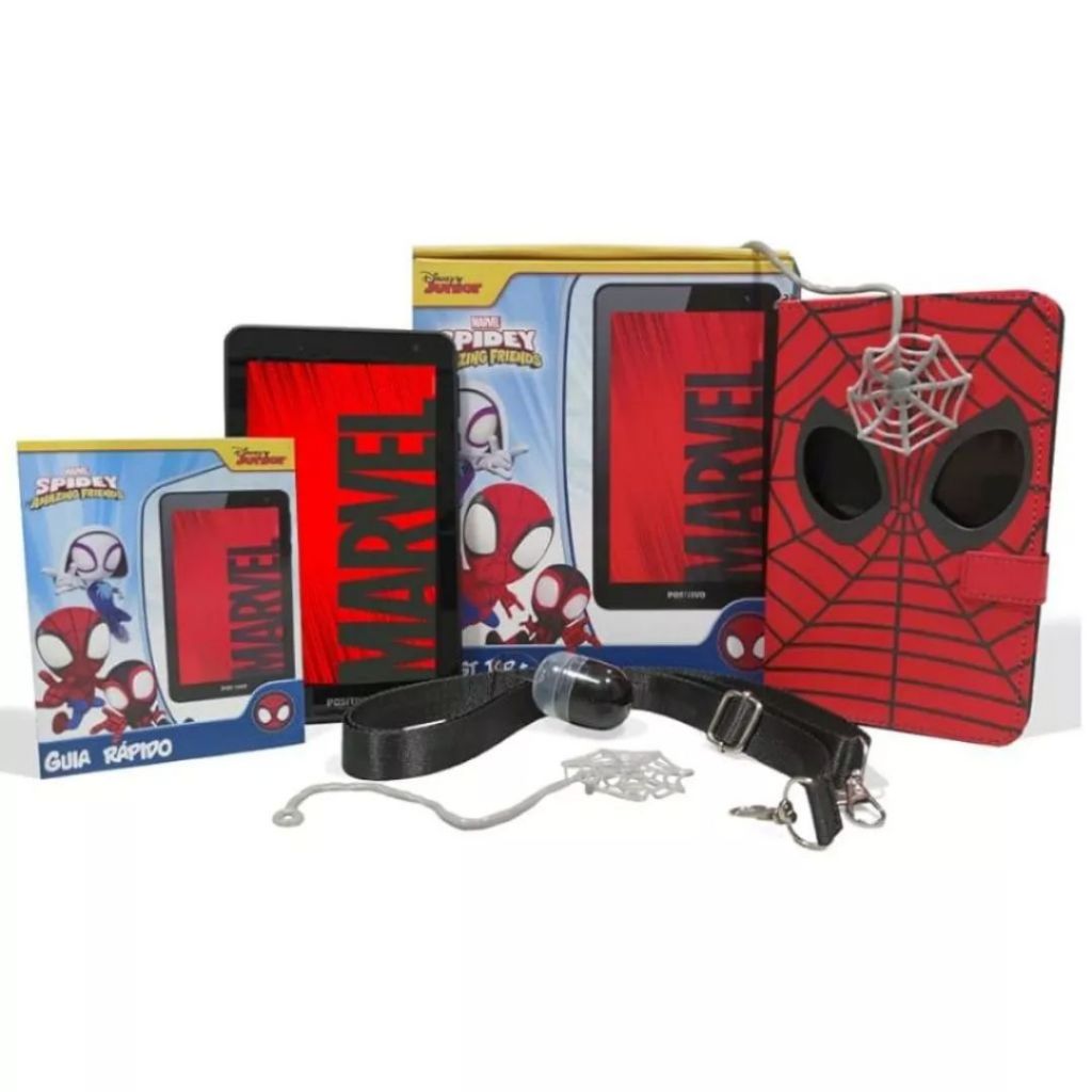 Tablet Twist Infantil Personagens Marvel Lady Bug, Homem Aranha ...