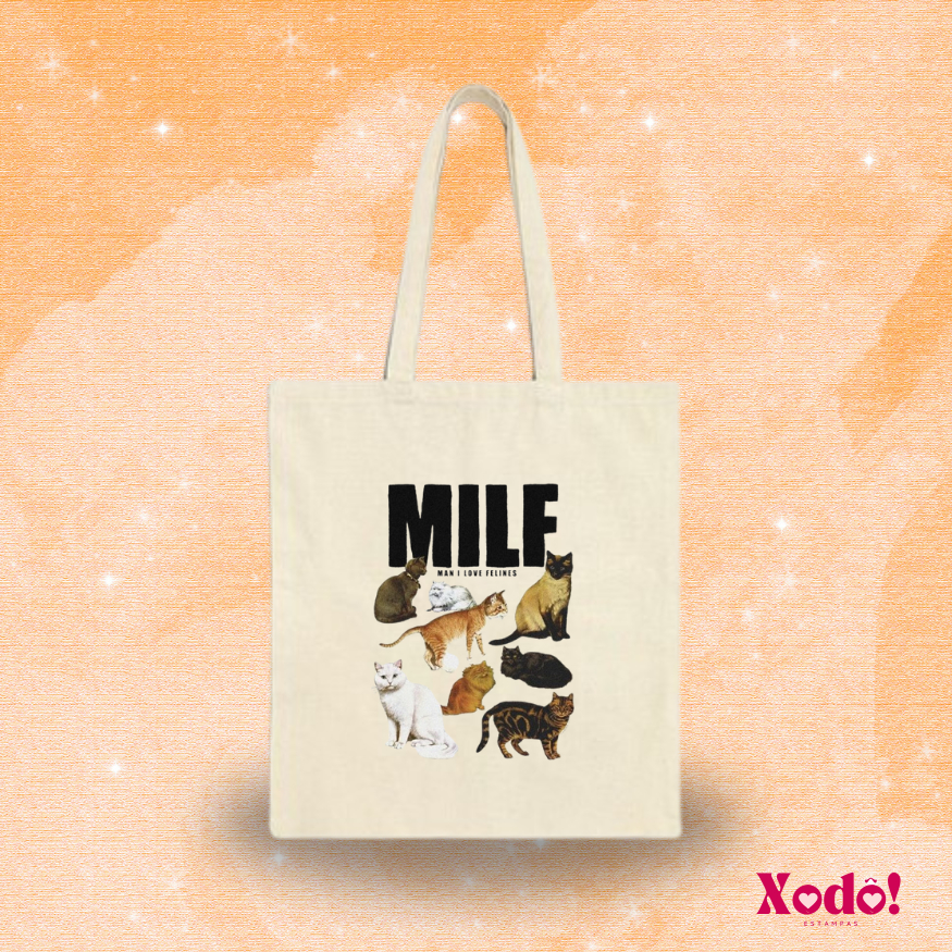 Bolsa Tote Ecobag Estampada Personalizada Milf 30x35 | Shopee Brasil