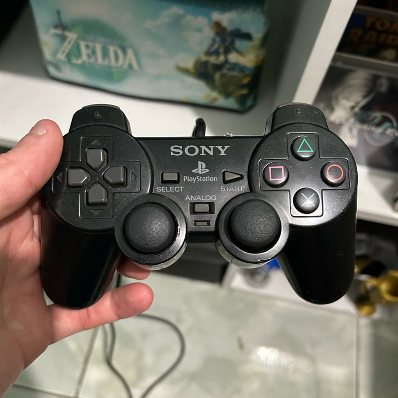 Controle PS2 ORIGINAL - Funcionando Perfeitamente | Shopee Brasil