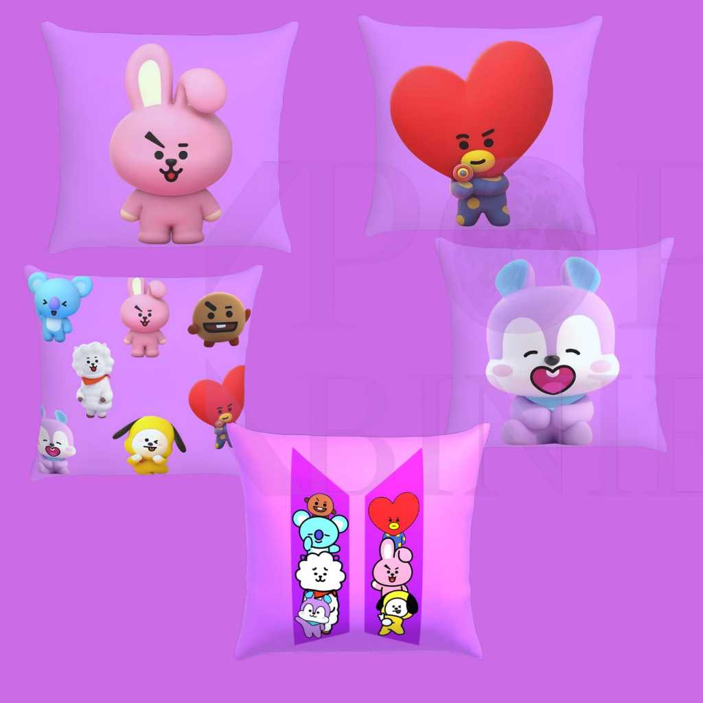 Almofada BT21 BTS koya RJ shooky mang chimmy Tata cooky bangtan boys ...