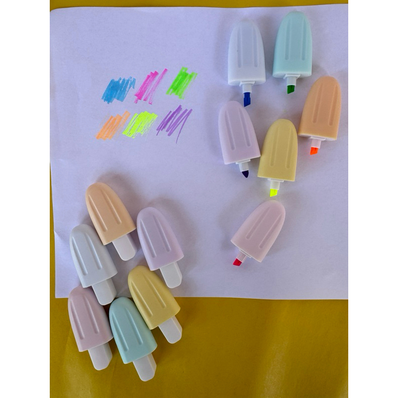 Kit mini marca texto picole c/6 cores | Shopee Brasil