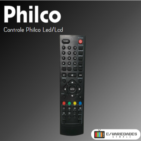 Philco Controle Tv Philco Led Lcd 7504 | Shopee Brasil