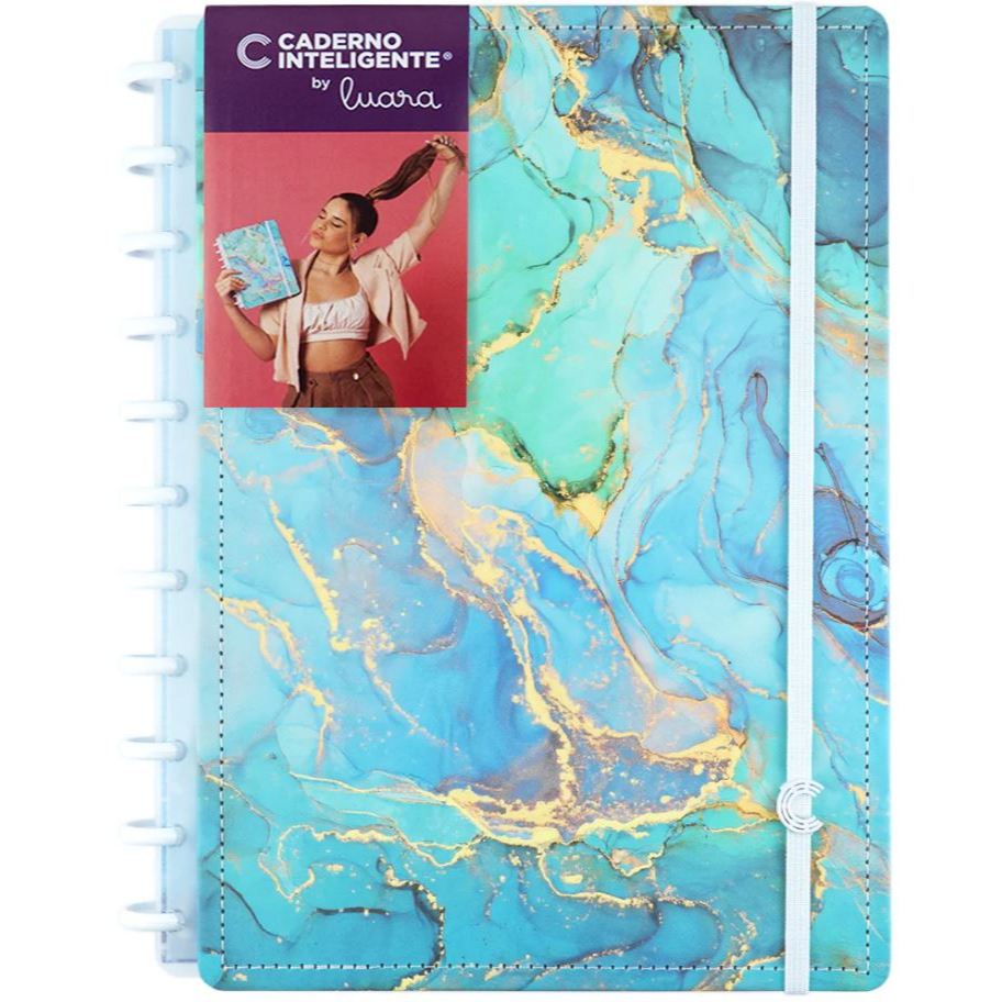 Kit Caderno Inteligente Maldives By Luara Grande A4 Disco + Caneta ...