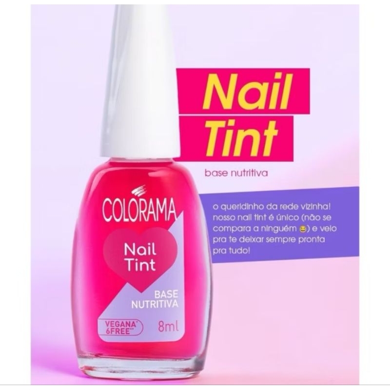 Lançamento Colorama Nail Tint 8 Ml | Shopee Brasil
