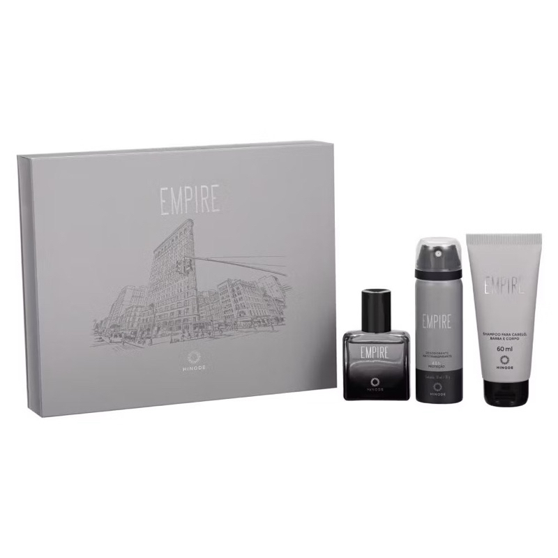 Kit Presente De Natal Empire Tradicional 25ml Hinode | Shopee Brasil