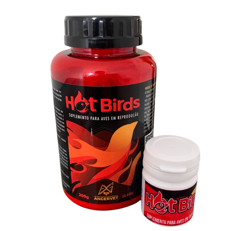 Hot Birds Fracionado 10gr Suplemento para aves em Reprodução | Shopee ...