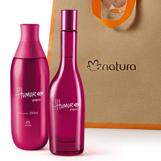 Kit Presente Perfume Humor Próprio Colônia + Body Splash Natura ...