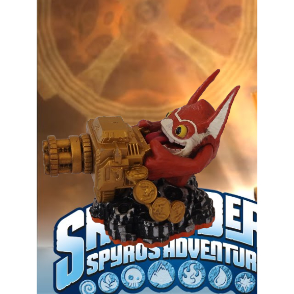 Boneco Trigger Happy Skylanders Spyro's Adventure | Shopee Brasil
