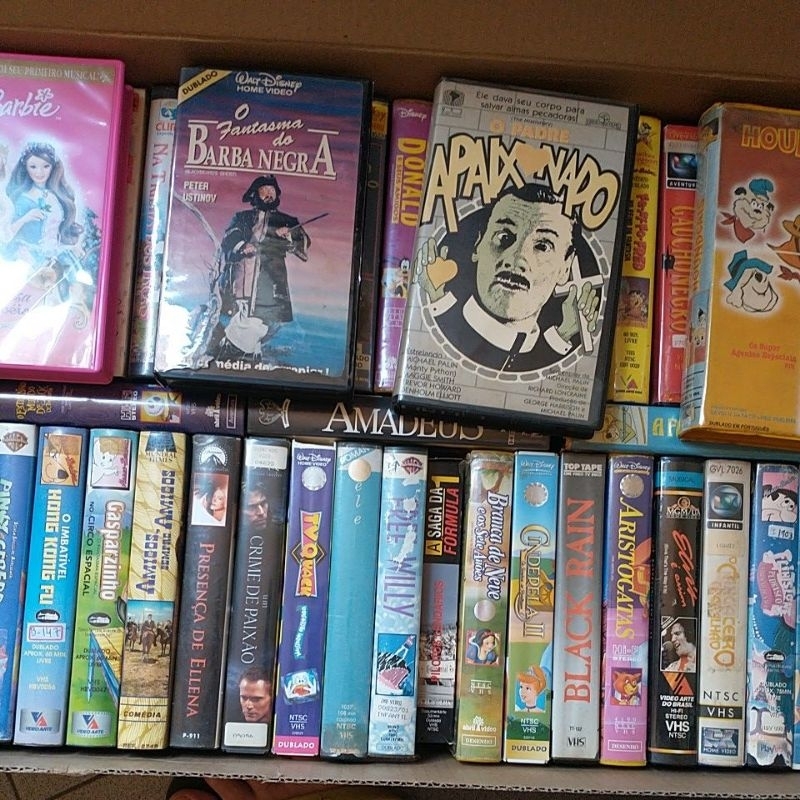 Fitas VHS Usadas - Escolha a sua (Leia o Anúncio) | Shopee Brasil
