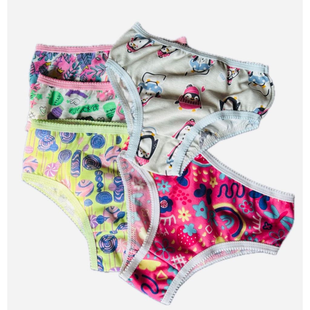 kit conjunto 10 unidades calcinhas infantil atacado para usar dia dia ...