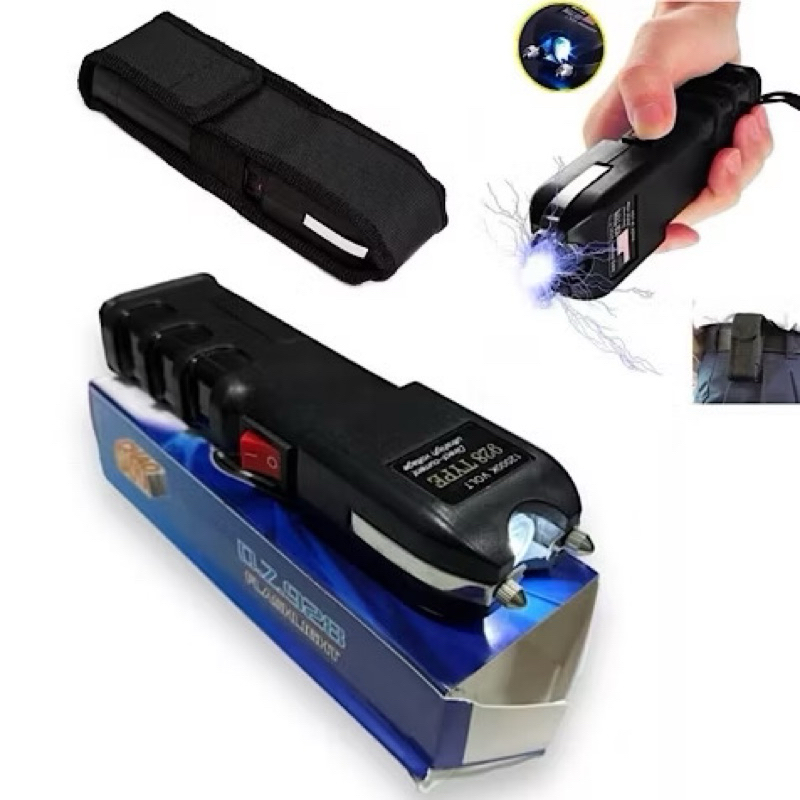Lanterna Led 150000W Tipo Taser Auto defesa Potente Forte Recarregavel ...