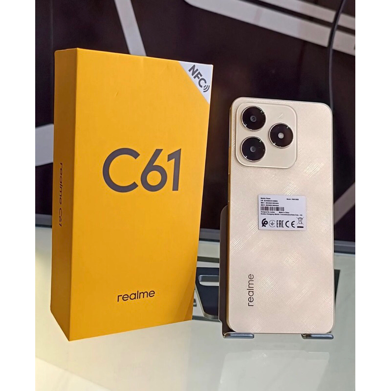Realme C61 RMX3930 128/256GB 8GB RAM Dual SIM NFC Tela 6.74" | Shopee Brasil