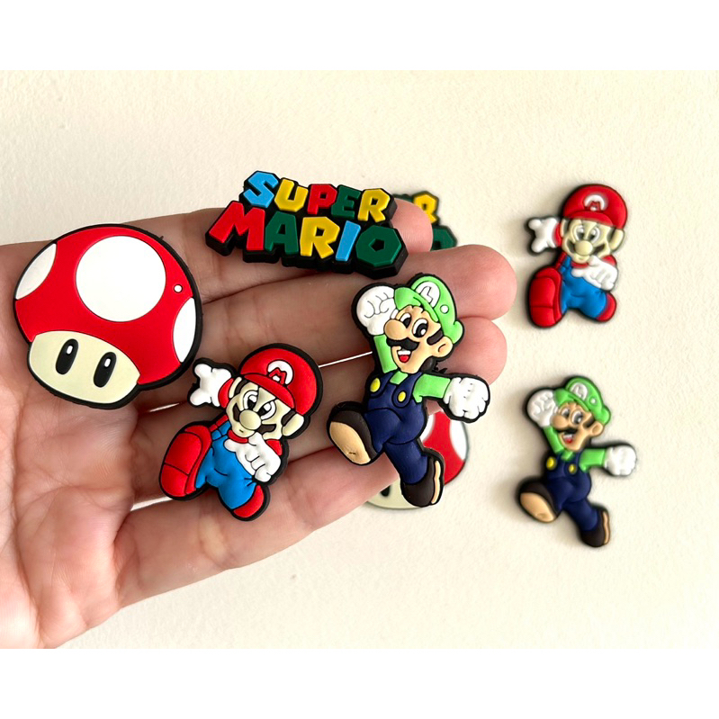 Kit combo 4 Pins de Crocs Super Mario / Crocs Pins Enfeites Jibbitz ...