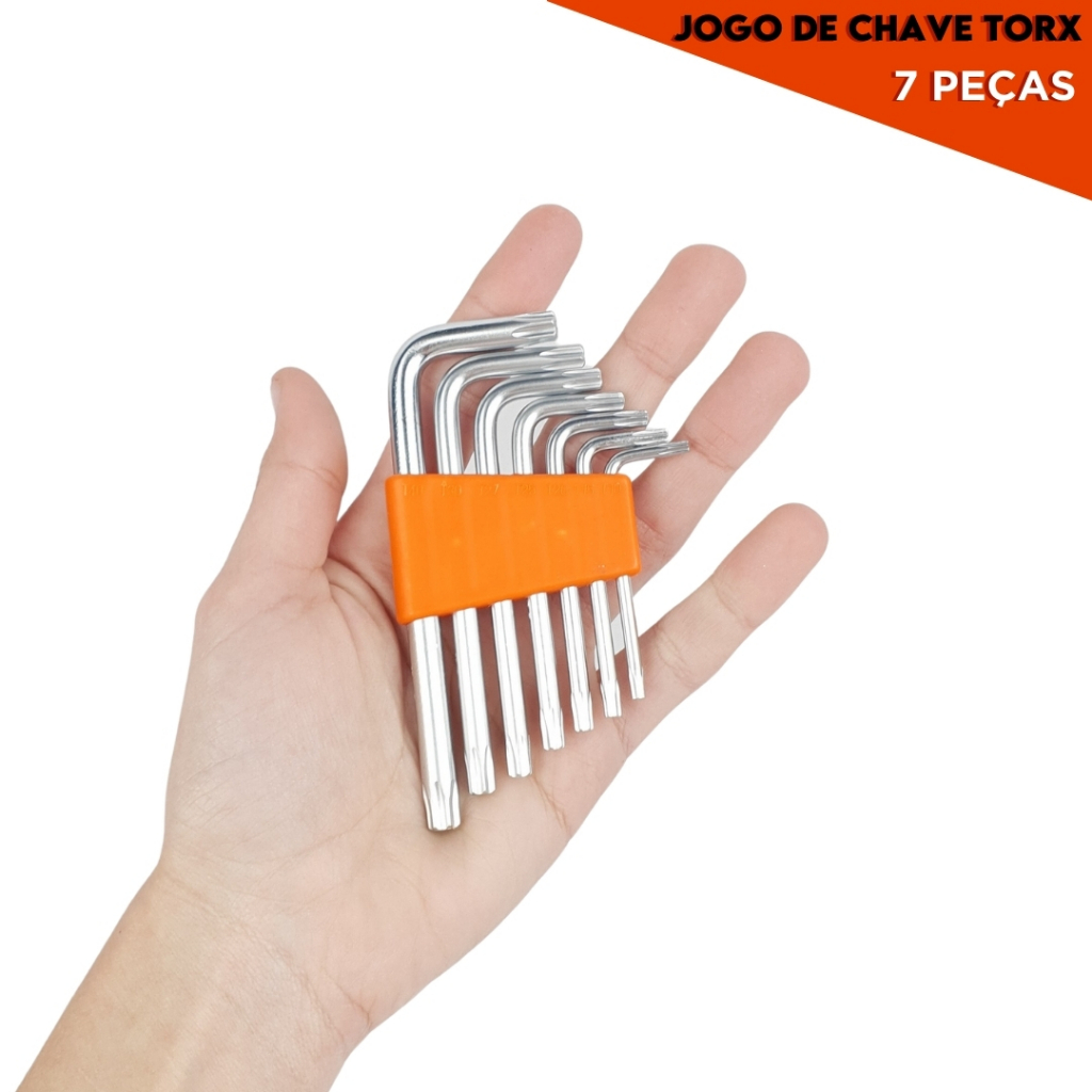 Chave Torx Em Aço G - C/ 7 Peças - Torx de Alta Precisão - NL | Shopee ...