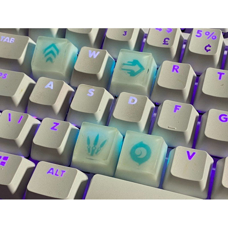 Keycaps Jett Teclado Mecânico Valorant 4 Teclas Resina | Shopee Brasil