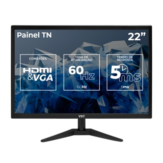 Monitor VST 22, 22 Pol, FHD, 5ms, 60Hz, HDMI/VGA, VST-VST22-BL01 ...