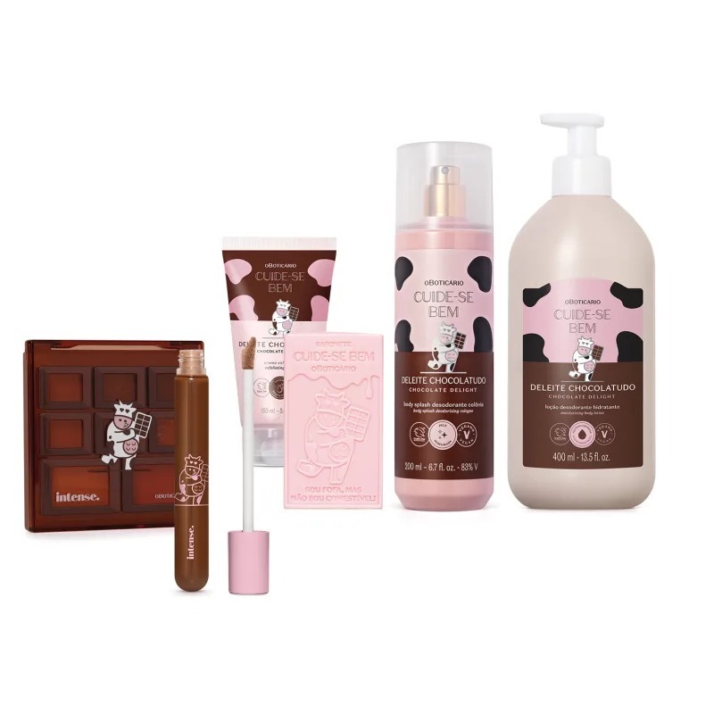 kit Deleite Chocolatudo (6 itens) PRODUTO ORIGINAL ! Envio Imediato ...