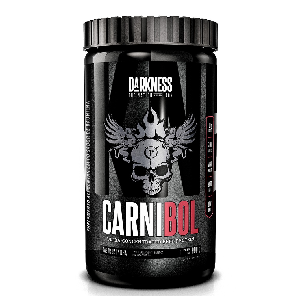 Darkness Carnibol Proteína Ultra Concentrada Carne em Pó Ganho Massa ...