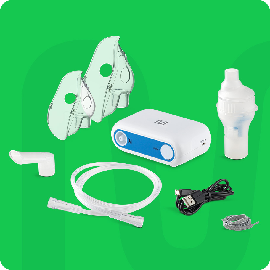 INALADOR COMPRESSOR NEB COMPACT MULTILASER - HC025 | Shopee Brasil