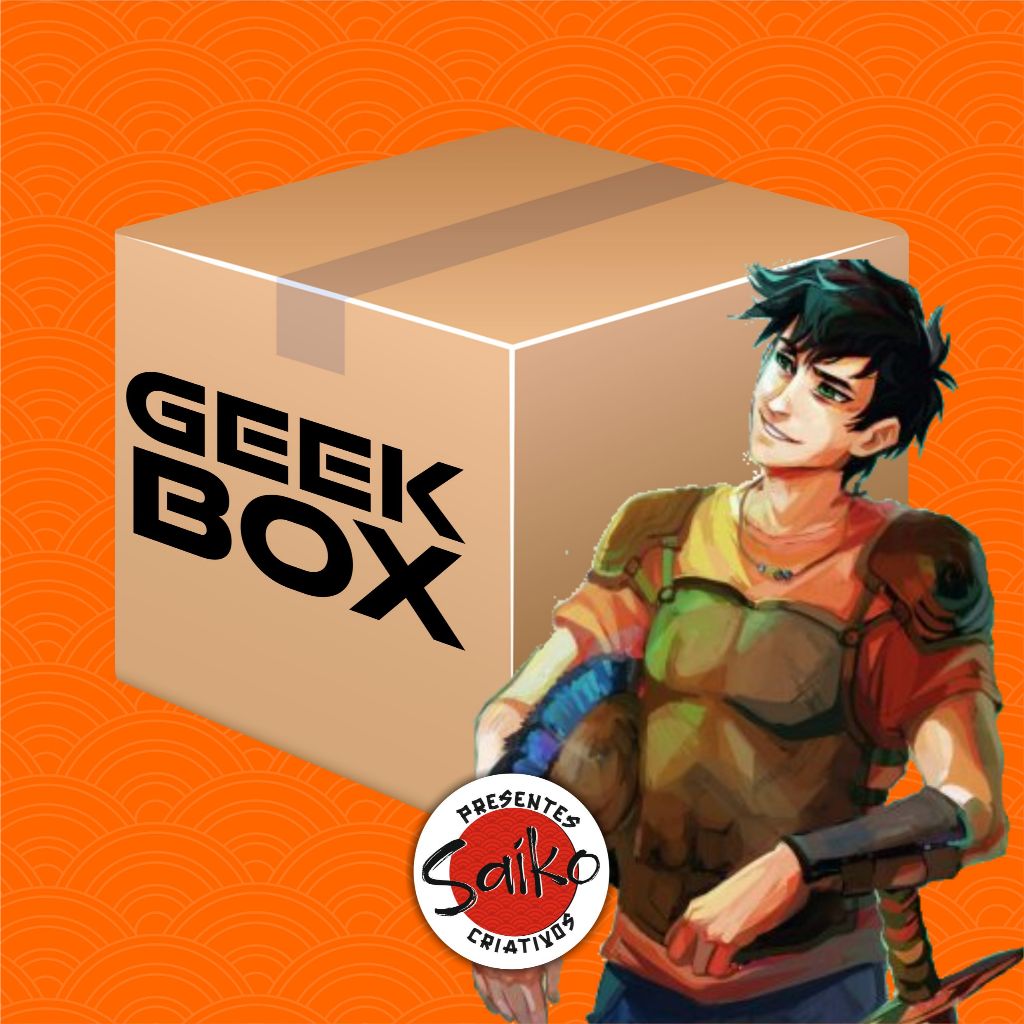 Kit Geek Box Tema Percy Jackson Personalizado - Caixa Temática Geek Camp Half Blood | Shopee Brasil