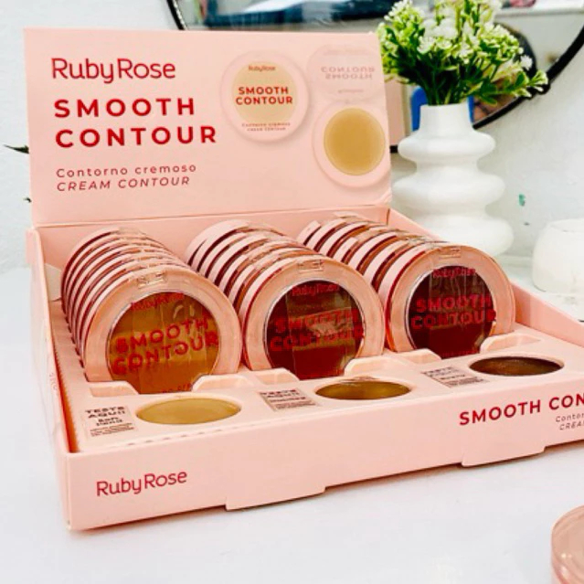 Contorno Cremoso SMOOTH CONTOUR by Ruby Rose Linha Rosa | Shopee Brasil