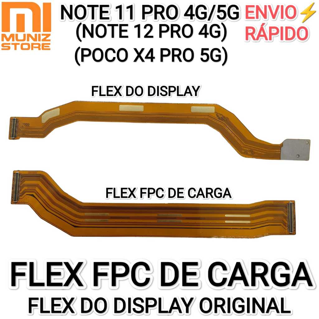 Flex Redmi Note 11 Pro 4G/5G/12 Pro 4G/Poco X4 PRO 5G do Display FPC de ...