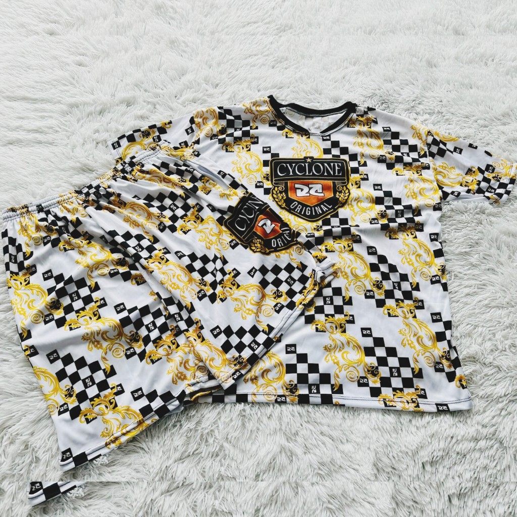 Kit Bermuda De Tactel Mandrake New + Camiseta Cyclone | Shopee Brasil