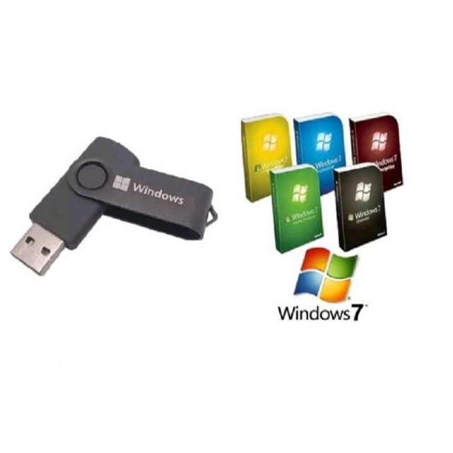 Pen drive Windows 7 todas versões 32 e 64 bits c/ ativacão | Shopee Brasil