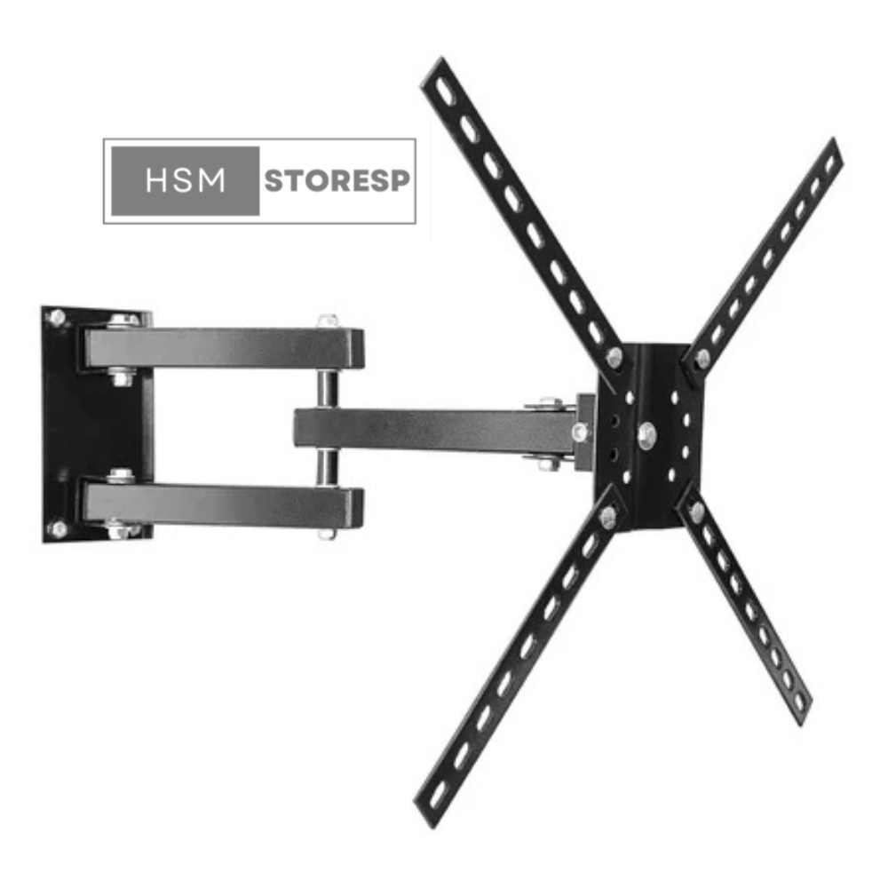 Suporte Tv Tri Articulado Lcd Led Plasma 22 A 55 Pol para parede 32 40 ...