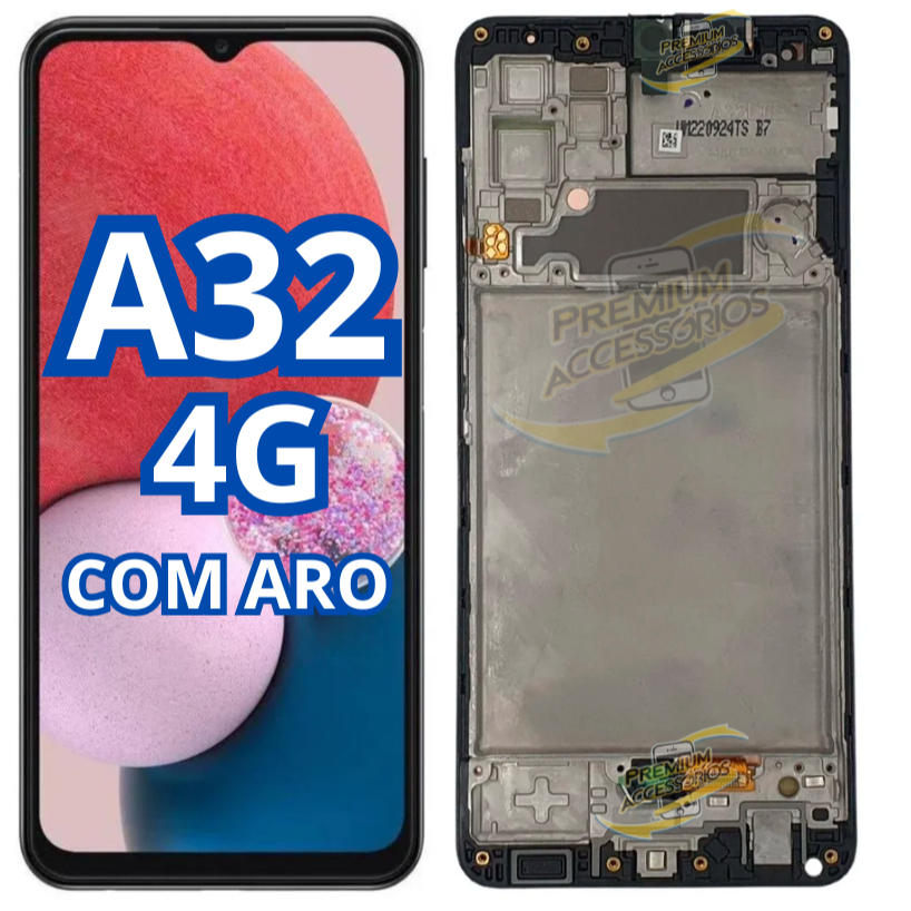 Tela Frontal Touch Display Compatível A32 4g A325 Com aro/Sem aro - A Pronta Entrega | Shopee Brasil